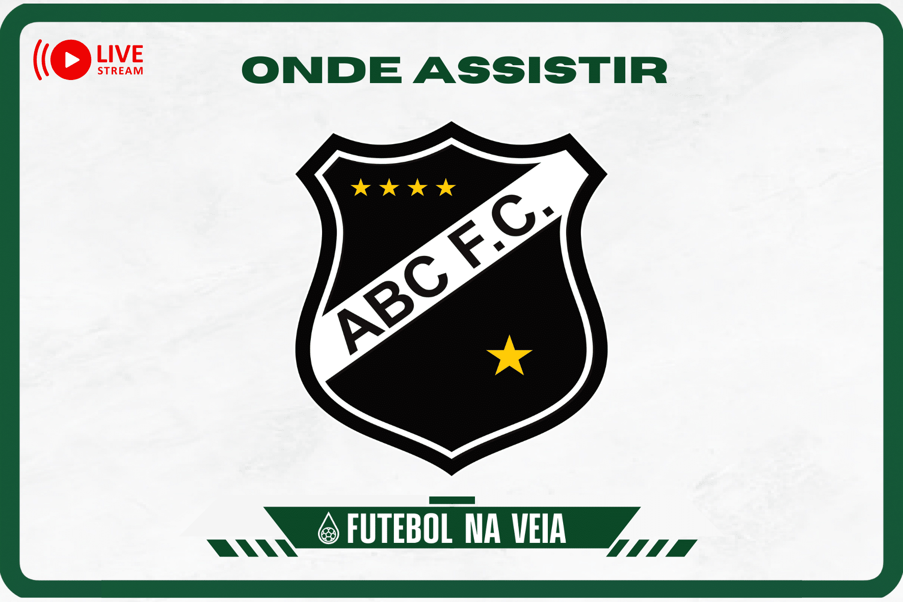 Jogo do ABC hoje ao vivo: onde assistir? - Futebol na Veia